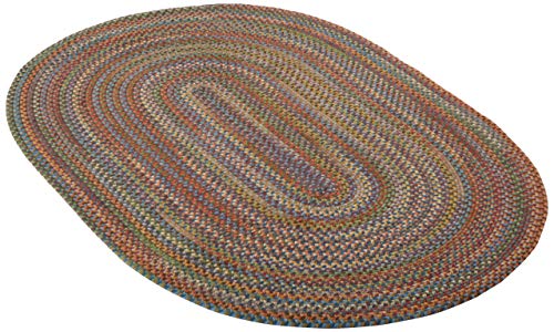 Colonial Mills Rustica Braided Rug, 2 by 3-Feet, Classic/Multicolor