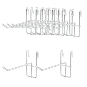 stainless steel wall bracket display hooks 4.3-inch long 10 pcs