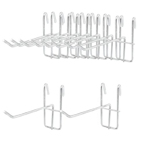 Stainless Steel Wall Bracket Display Hooks 4.3-inch Long 10 Pcs