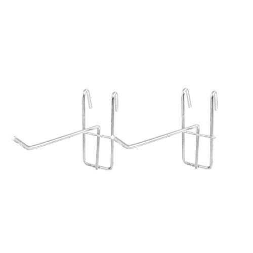 Stainless Steel Wall Bracket Display Hooks 4.3-inch Long 10 Pcs