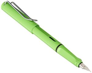 lamy safari fountain pen green fine