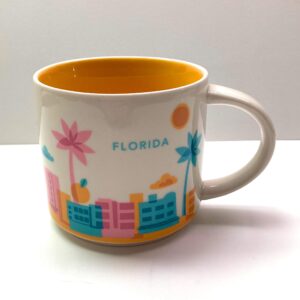 Florida Starbucks You Are Here Collection 14 Ounce Ceramic Mug