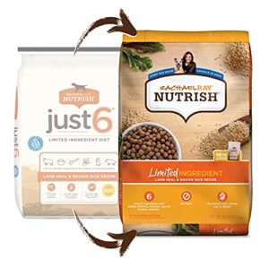 Rachael Ray Nutrish Limited Ingredient Diet Lamb Meal & Brown Rice Recipe, 28 Pound Bag