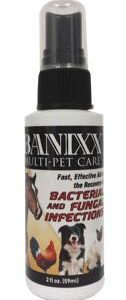 BANIXX Dog/Cat Ear Infection, Hot Spot & Ringworm Treatment, Itchy Skin Relief & Ear Cleaner-2oz