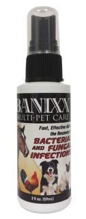 BANIXX Dog/Cat Ear Infection, Hot Spot & Ringworm Treatment, Itchy Skin Relief & Ear Cleaner-2oz