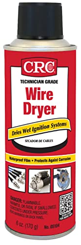 CRC, Wire Dryer, Wet Ignition System Dryer, 6 Wt Oz, 1 Pack