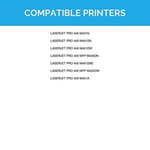 LD Products Compatible Toner Cartridge Replacements for HP 80A CF280A (Black, 4-Pack) for use in HP Laserjet Pro: 400 M401a, 400 M401dn, 400 M401dne, 400 M401dw, 400 M401n, 400 M425dn, 400 MFP M425dw