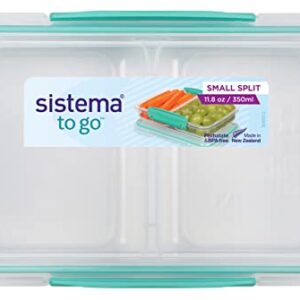 Sistema 11.8 Ounce Small Split Storage Container (Colors may vary)