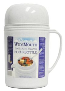 brentwood vacuum bottle, white