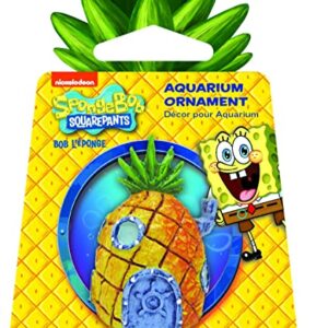 Penn-Plax Officially Licensed Spongebob Squarepants Aquarium Ornament – Pineapple Home (Mini/Small Size) – Perfect for Freshwater and Saltwater Tanks