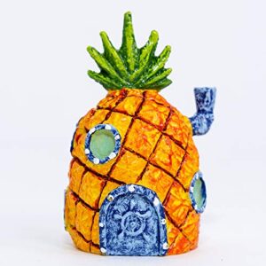 Penn-Plax Officially Licensed Spongebob Squarepants Aquarium Ornament – Pineapple Home (Mini/Small Size) – Perfect for Freshwater and Saltwater Tanks