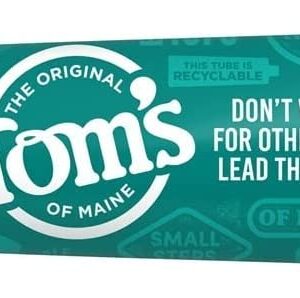 Tom's Of Maine Botanically Bright Whitening Toothpaste Peppermint 4.7 Oz (pack of 6)