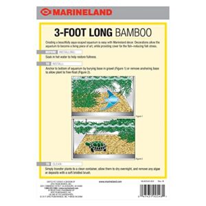 Marineland Bamboo 3 Feet, Décor For aquariums and Terrariums, Model:47431905481