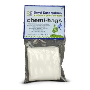 boyd enterprises abe16720 2-pack chemi-bags with ties for aquarium