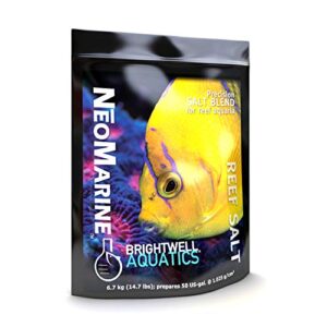 brightwell aquatics neomarine - marine salt blend for reef aquarium, 50-gal