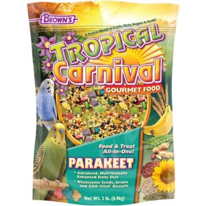 f.m. browns wildbird tropical carnival parakeet food - 2 lbs