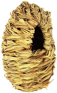 prevue pet products bpv1152 natural fiber parakeet covered twig nest, large