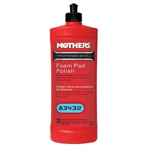 mothers 83432 professional foam pad polish, 32 oz