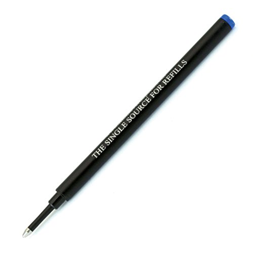 Monteverde Ceramic Rollerball Refill for Capped Rollerball Pens, Blue, 2 Pack (G232BU)