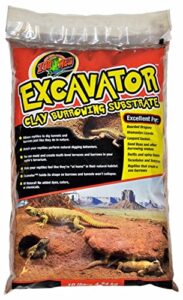 pet supply zoomed excavator clay burrow substrate 10 lb.