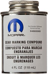 genuine chrysler accessories 4883065 gear marking compound - 4 oz. can