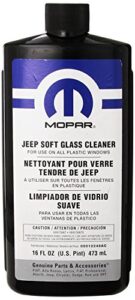 genuine chrysler accessories 5012248ab jeep soft window glass cleaner - 16 oz. bottle