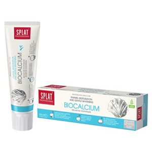 splat professional series multiple action toothpaste with bioactive calcium enamel restoration tooth sensitivity reduction