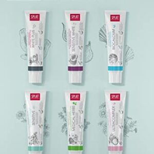 Professional Toothpaste Splat "White Plus". Safe Whitening and Enamel Protection.