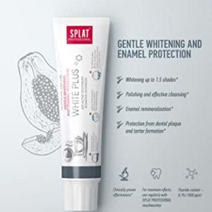 Professional Toothpaste Splat "White Plus". Safe Whitening and Enamel Protection.