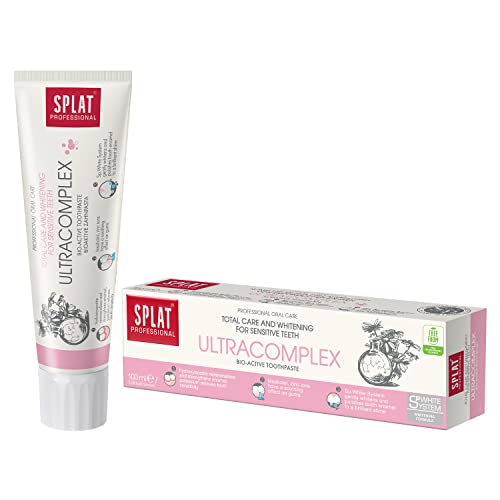 Splat Professional Series Ultracomplex Toothpaste, Comprehensive Care and Whitening for Sensitive Teeth