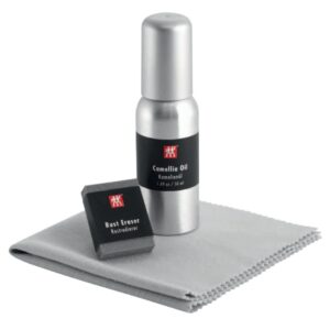 bob kramer by zwilling j.a henckels carbon steel use & care kit