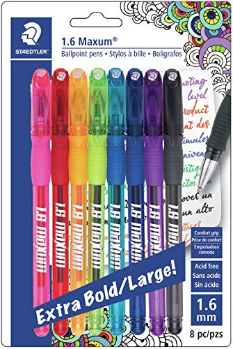 Staedtler Maxum 1.6mm Tip Ballpoint Pens