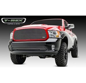 t-rex 20458 horizontal aluminum polished finish billet grille insert for dodge ram 1500