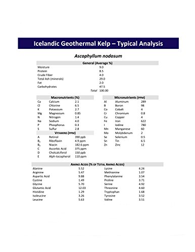 Icelandic Kelp Meal, 5lbs