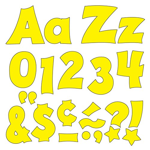 TREND enterprises, Inc. T-79804 Yellow 4" Friendly Combo Ready Letters