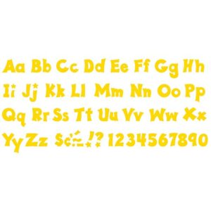 TREND enterprises, Inc. T-79804 Yellow 4" Friendly Combo Ready Letters