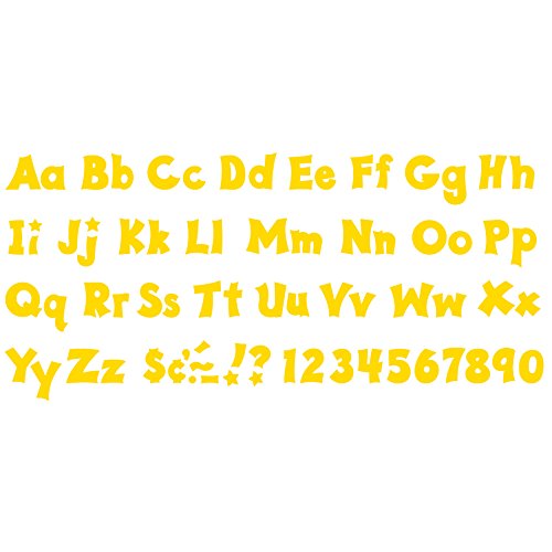 TREND enterprises, Inc. T-79804 Yellow 4" Friendly Combo Ready Letters