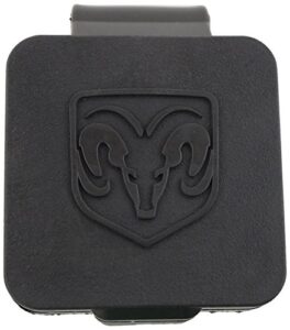 genuine dodge ram accessories 82208454ab hitch receiver plug with ram's head logo, 2 inch