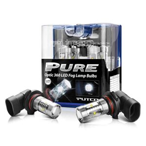 Putco 250010W Optic 360 H10 High Power LED Fog Lamp Bulb