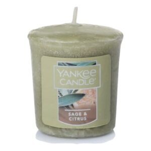 yankee candle lot of 6 sage & citrus votive candles