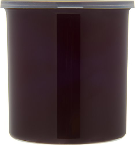 Carlisle FoodService Products Classic™ Round Storage Container with Lid, 1.2 Quart Crock, Brown