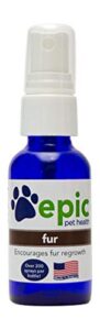 fur - all natural liquid supplement for faster hair regrowth due to surgery or illness - apply directly to body and put in food & water for fastest results - multivitamin (spray, 1 ounce)