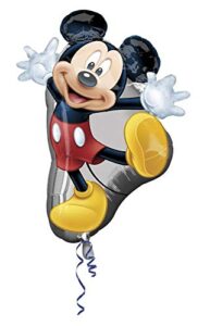 anagram international mickey full body shop party balloon, 31", multicolor