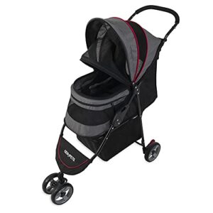 Gen7Pets Regal Plus Dog Stroller - Gray Shadow Pet Stroller