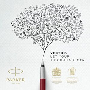 Parker 3501179801902 Fountain Vector, Black Pen, Multicolor