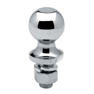 reese 63849 class iii chrome hitch ball - 2" ball x 1" shank diameter x 3.25" length