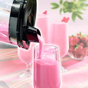 Hamilton Beach Smoothie Smart Blender with 5 Speeds & 40 oz Glass Jar, Black (56206)