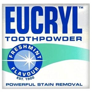 eucryl toothpowder freshmint - pack of 4