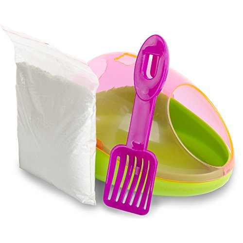 Ware Manufacturing Critter Potty/Dust bath Kit for Small Animals - Colors May Vary