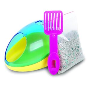 Ware Manufacturing Critter Potty/Dust bath Kit for Small Animals - Colors May Vary